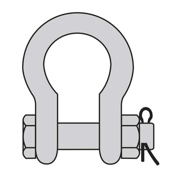 D Ring Shackles | D Shackle Sizes | USCargoControl