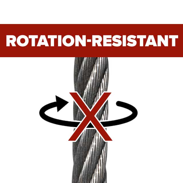 Rotation Resistant Wire Rope | Spin-Resistant Wire Rope | USCC