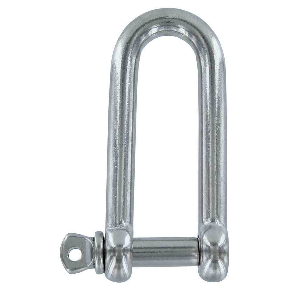 Stainless Steel - Screw Pin Long D Shackles | USCargoControl