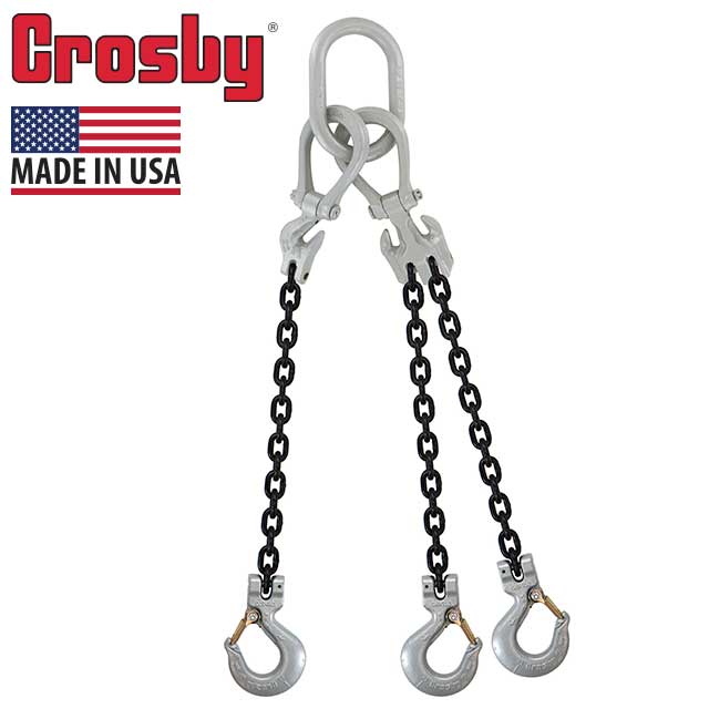 Crosby® Chain Slings - Grade 100 | Domestic G100 Chain Slings
