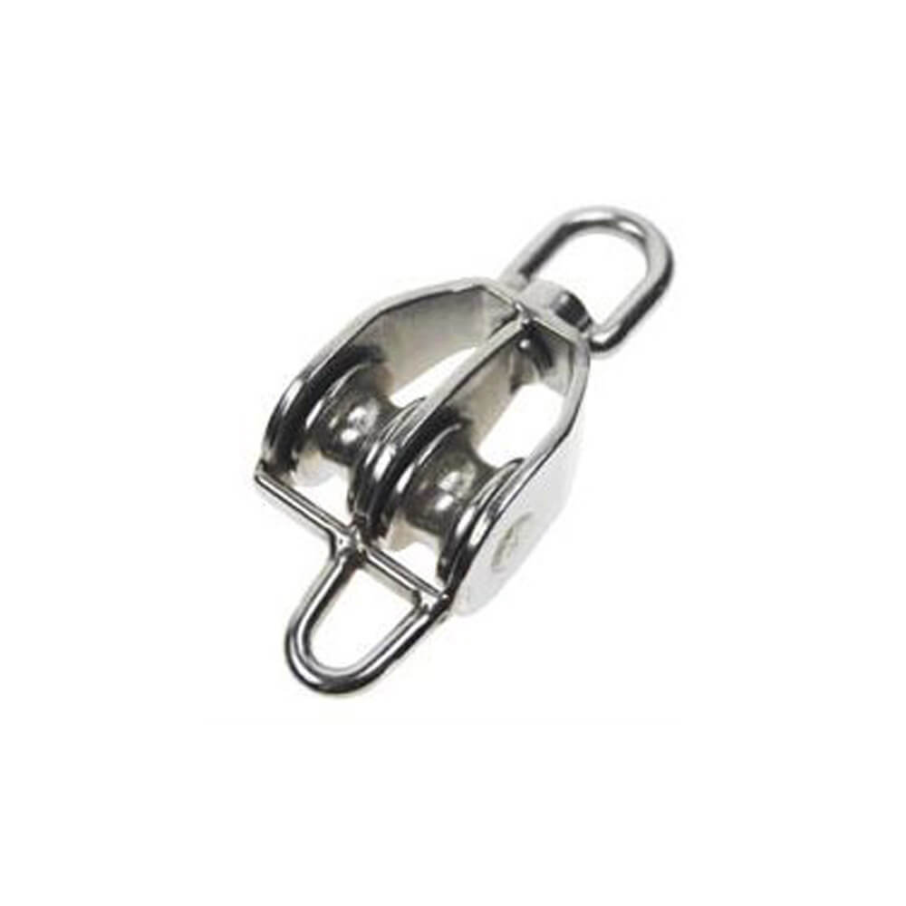 Double Swivel Eye Block w/ Loop Stainless Steel 304