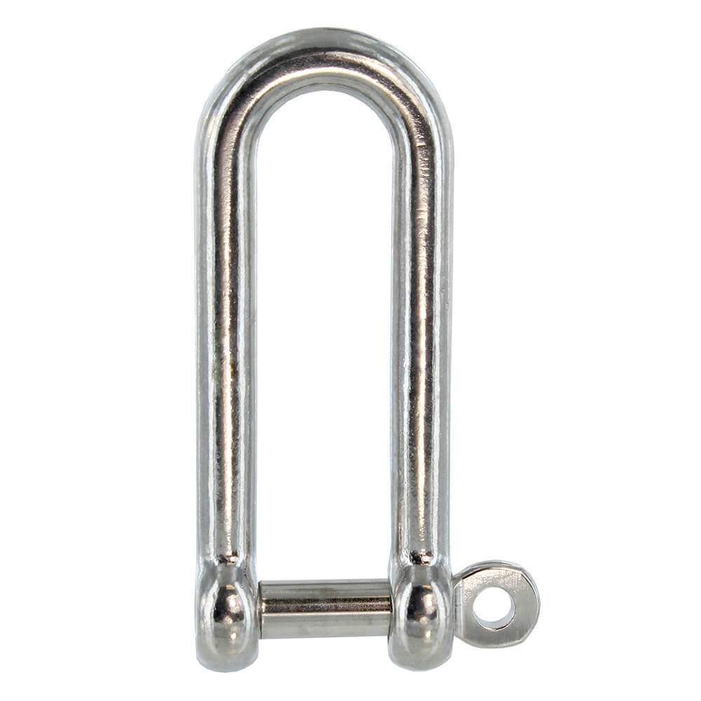 Stainless Steel - Captive Pin Long D Shackles | USCargoControl