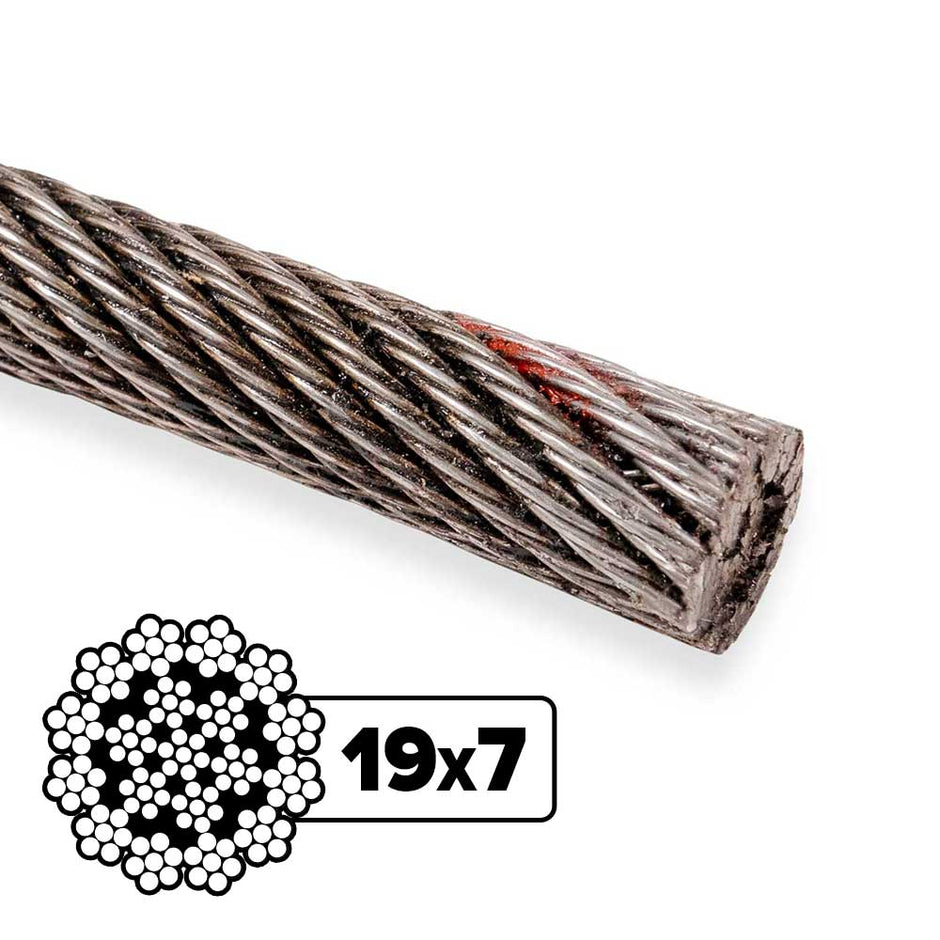 19x7 Wire Rope - Non Rotating Wire Rope