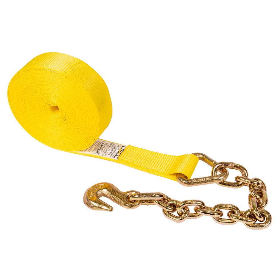 2" Ratchet Straps with Chain Ends | 2" Chain Extension Ratchet Straps