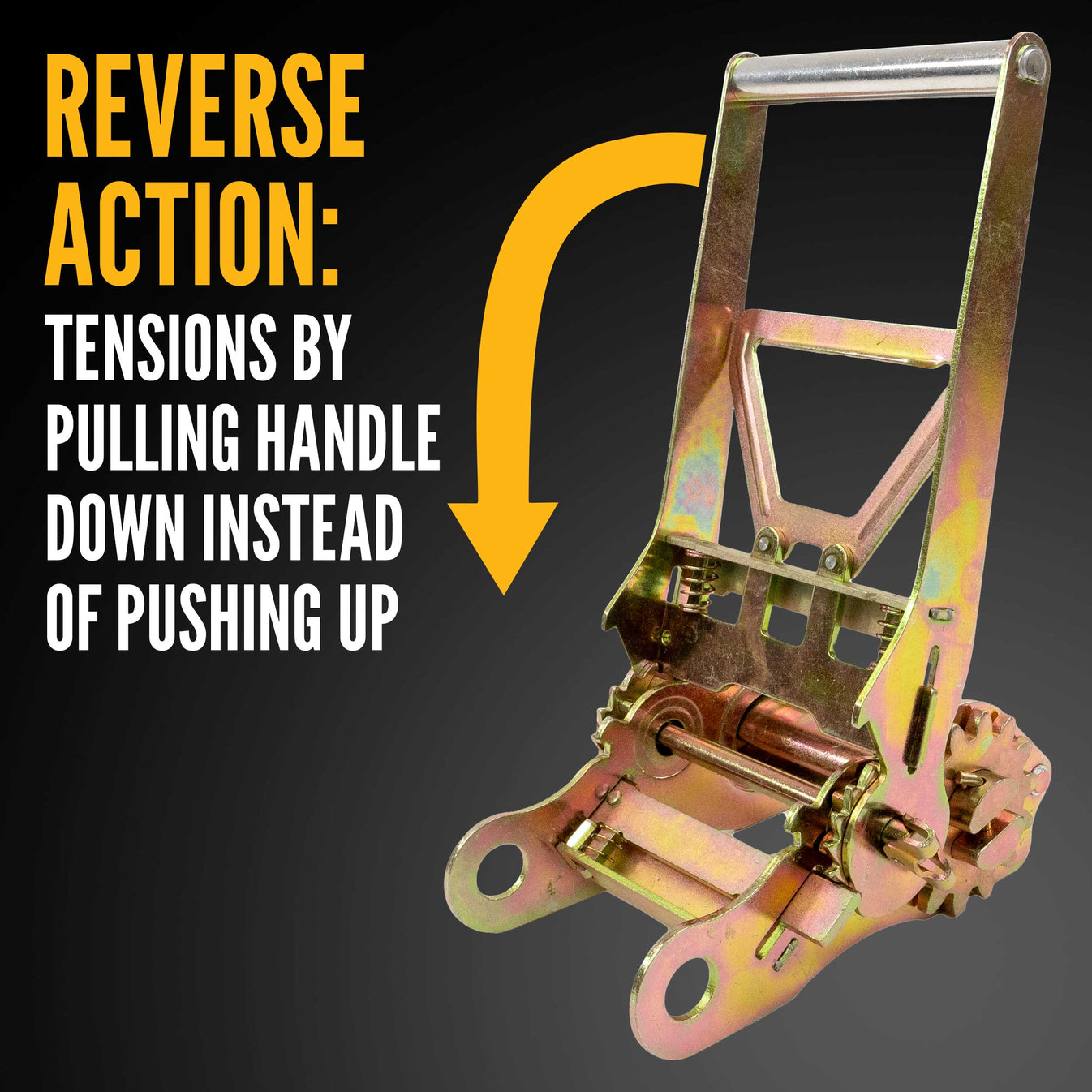 4" Reverse-Action Ratchet | Pull-Down Ratchet | 24,200 lbs. BS