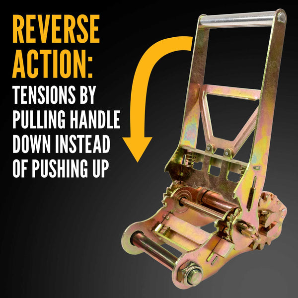 4" Reverse-Action Ratchet | Pull-Down Ratchet | 24,200 lbs. BS