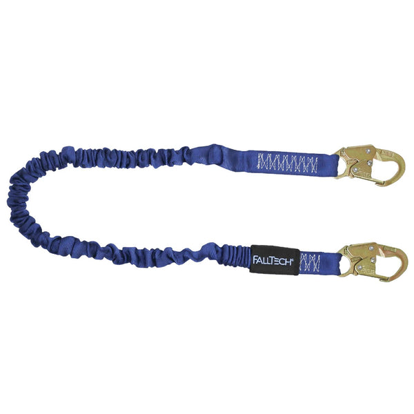 6' Single-Leg Energy-Absorbing lanyard | Steel Snap Hooks