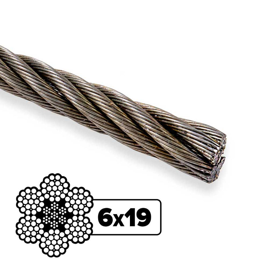 6x19 EIPS IWRC Wire Rope - Steel Core