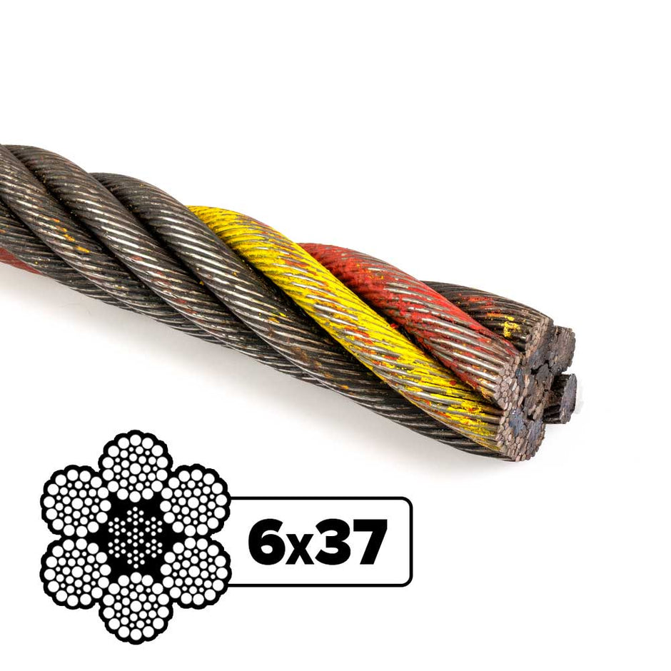 6x37 Wire Rope - 6x36 Wire Rope