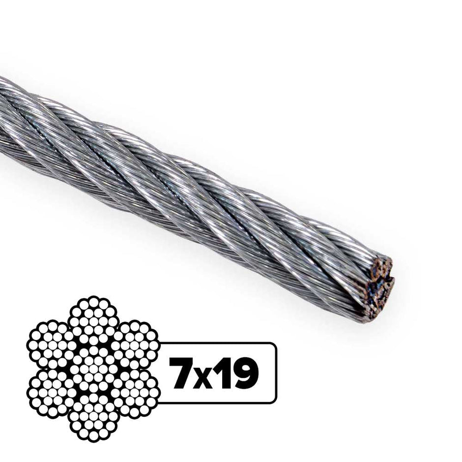 Aircraft Cable | Galvanized & Stainless