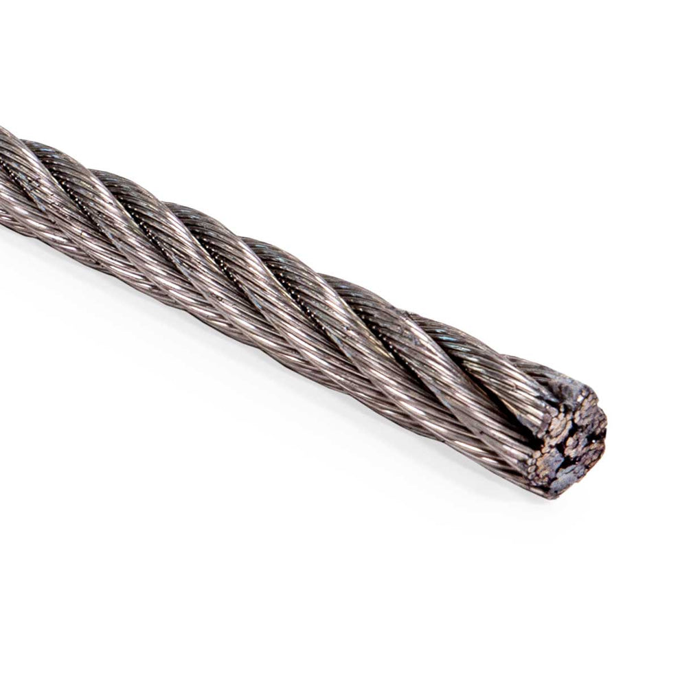 1/8" 7x19 304 Stainless Aircraft Cable - 1,760 lbs. BS