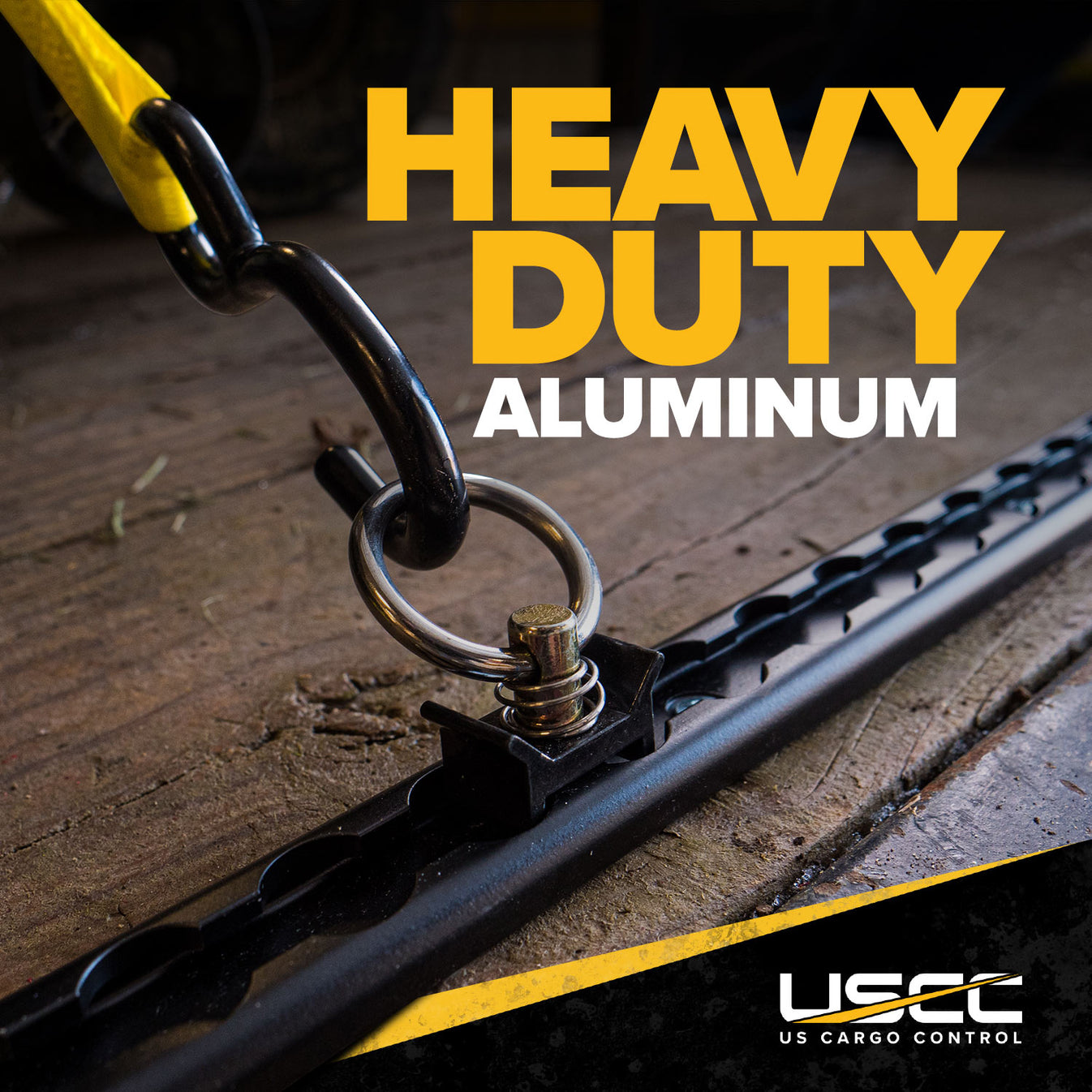 Airliner Track Style L-track (Aluminum) with Coated Black Finish