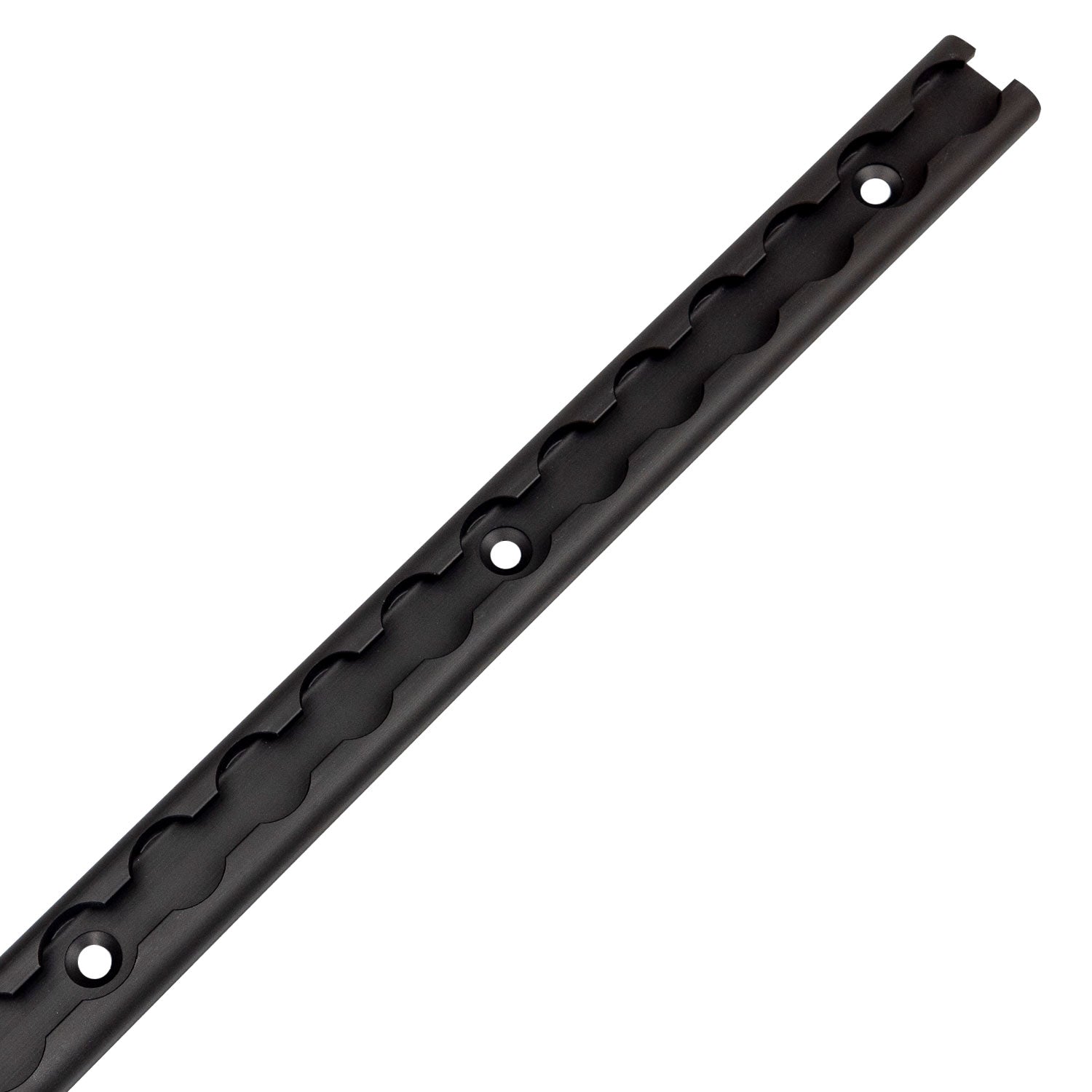 48" Aluminum L-Track | Black Anodized Finish