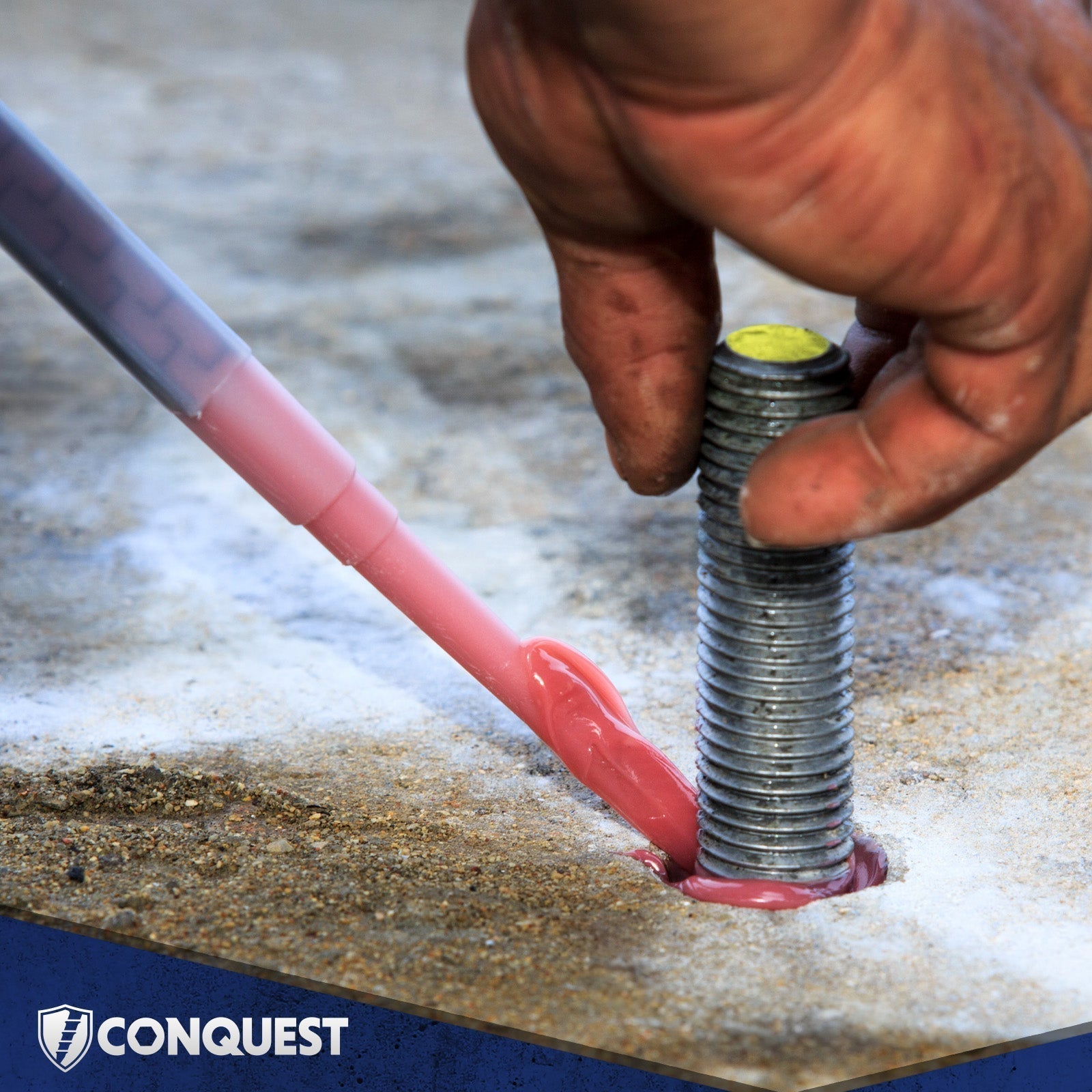 Conquest 3/4" x 1' Grade 55 Coarse Threaded Rod - Hot Dip Galvanized