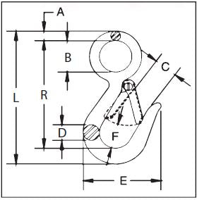 Crosby® G-3315 7/16" Forged Snap Hook - 1023056