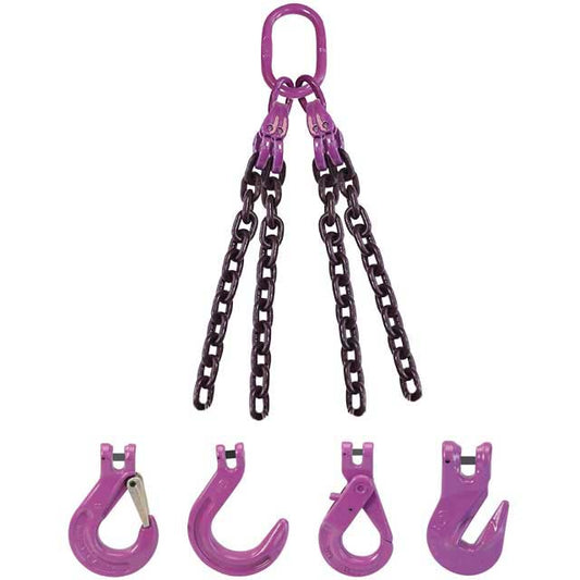 4 Leg Chain Lifting Slings - Grade 100 | US Cargo Control