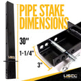 30" Flatbed Pipe Stakes | 30" Pipes Stakes for Flatbed