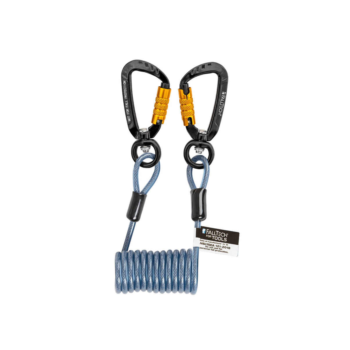 2 lb Cap Stretch Coil Tool Lanyard | Tape Measure Tool Tether