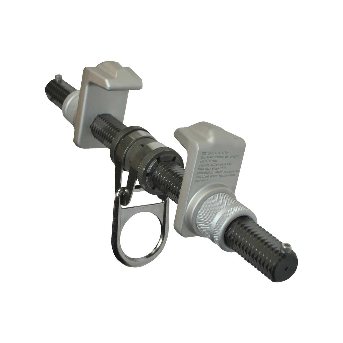 13" Trailing Fall Protection Beam Clamp | Dual Adjustments | 7533