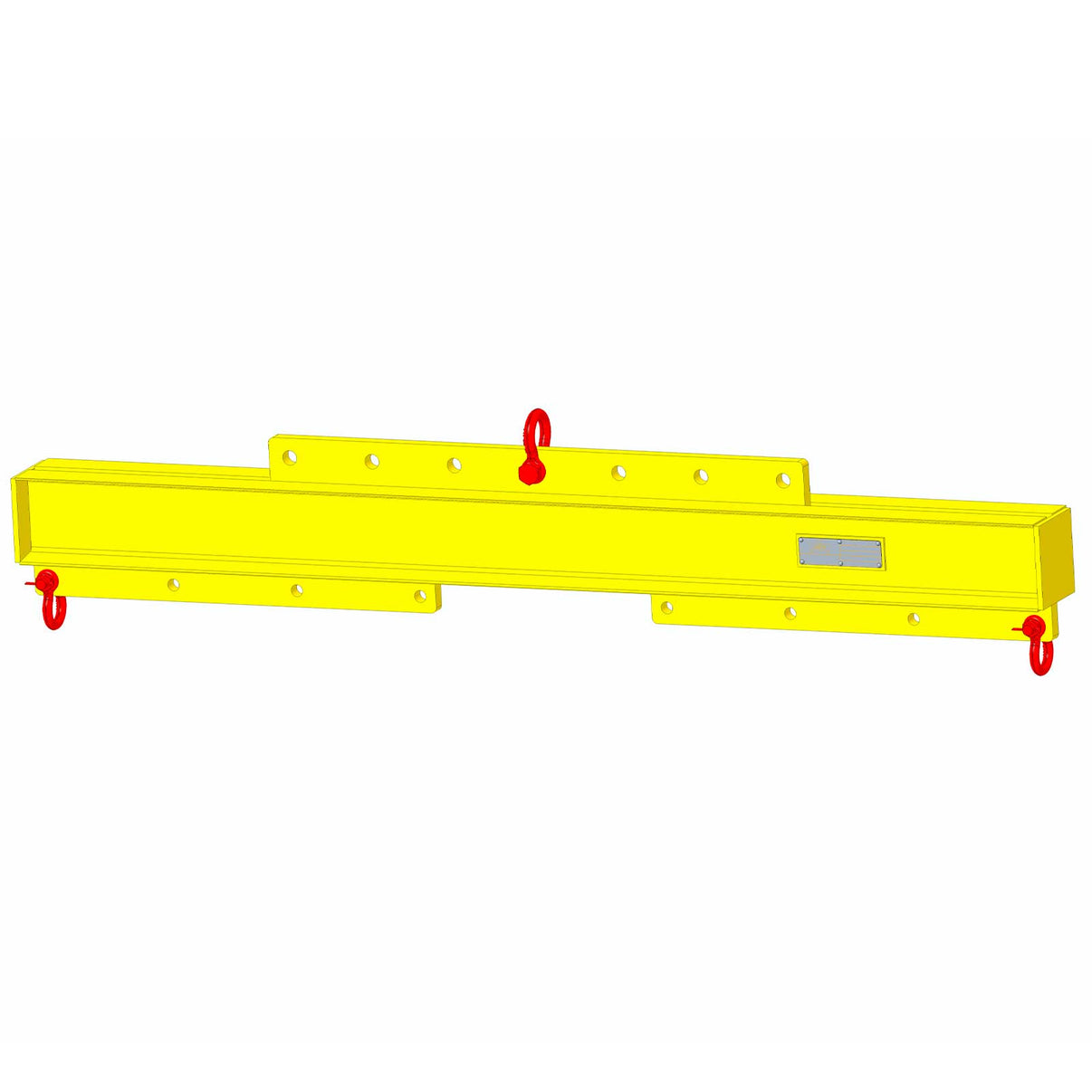 Adjustable Length Economy Lifting Beam - 14,000 Lb. Capacity - 12' Max ...