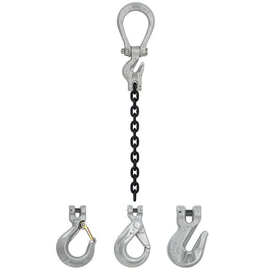 Single Leg Adjustable Chain Lifting Slings - Grade 100