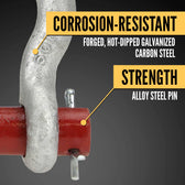 2" Crosby® G-213 Round Pin Anchor Shackle - 35 Ton