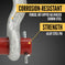 1" Crosby® G-213 Round Pin Anchor Shackle - 8.5 Ton