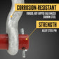 1" Crosby® G-213 Round Pin Anchor Shackle - 8.5 Ton