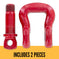 1.5" Crosby® Web Sling Shackle | S-253 Screw Pin Sling Saver | 6.5 Ton