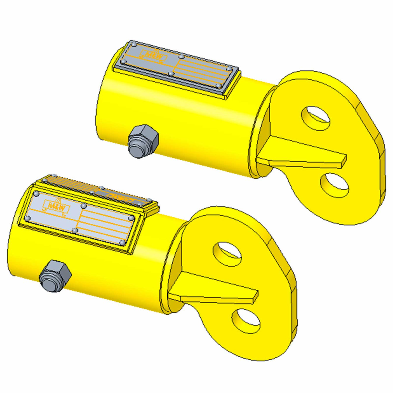 M&W Custom Spreader Beam End Caps - Pair | For 5" Pipe