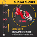 1/2" x 6' Sliding Choker Wire Rope Sling | Domestic with Crosby Hardware