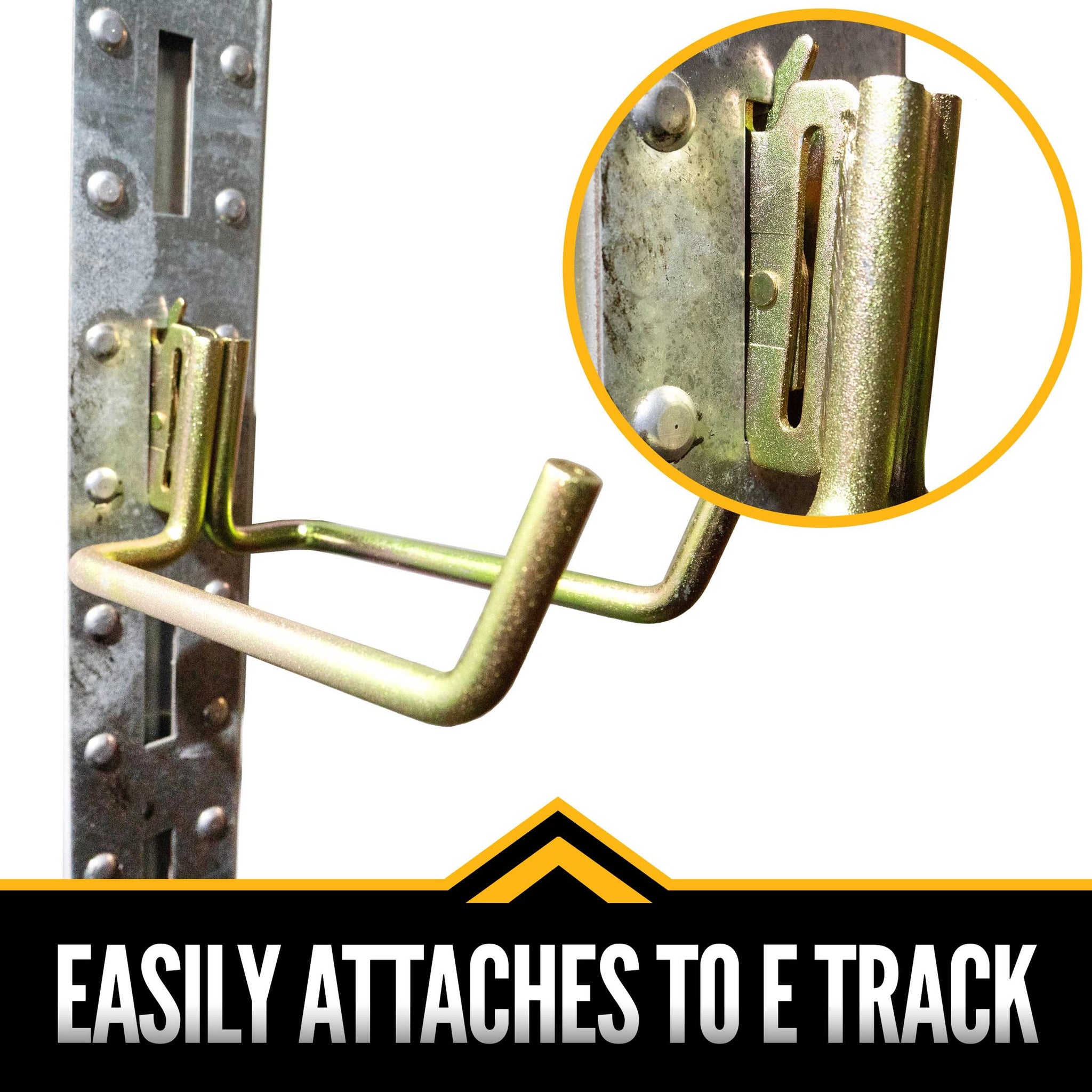 E-Track Hook with Extended Dual Arms | E-Track Utility Hook