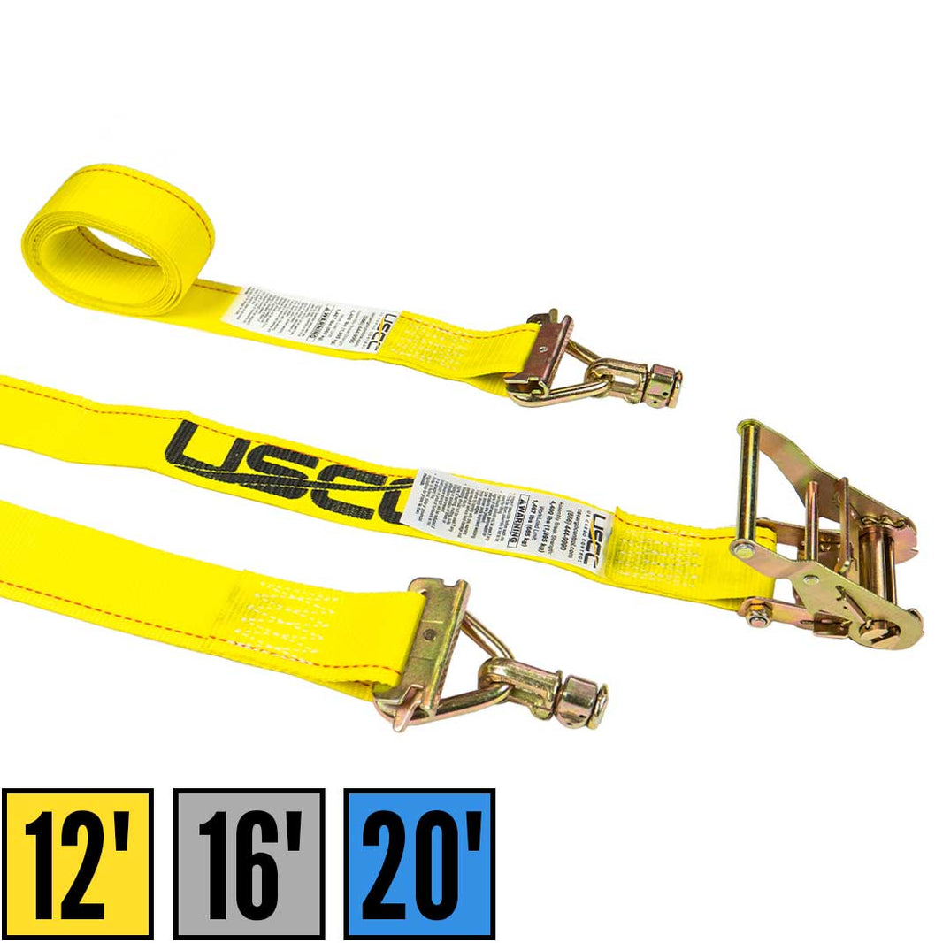 L Track Ratchet Straps | Tie Down Straps for Airline Track