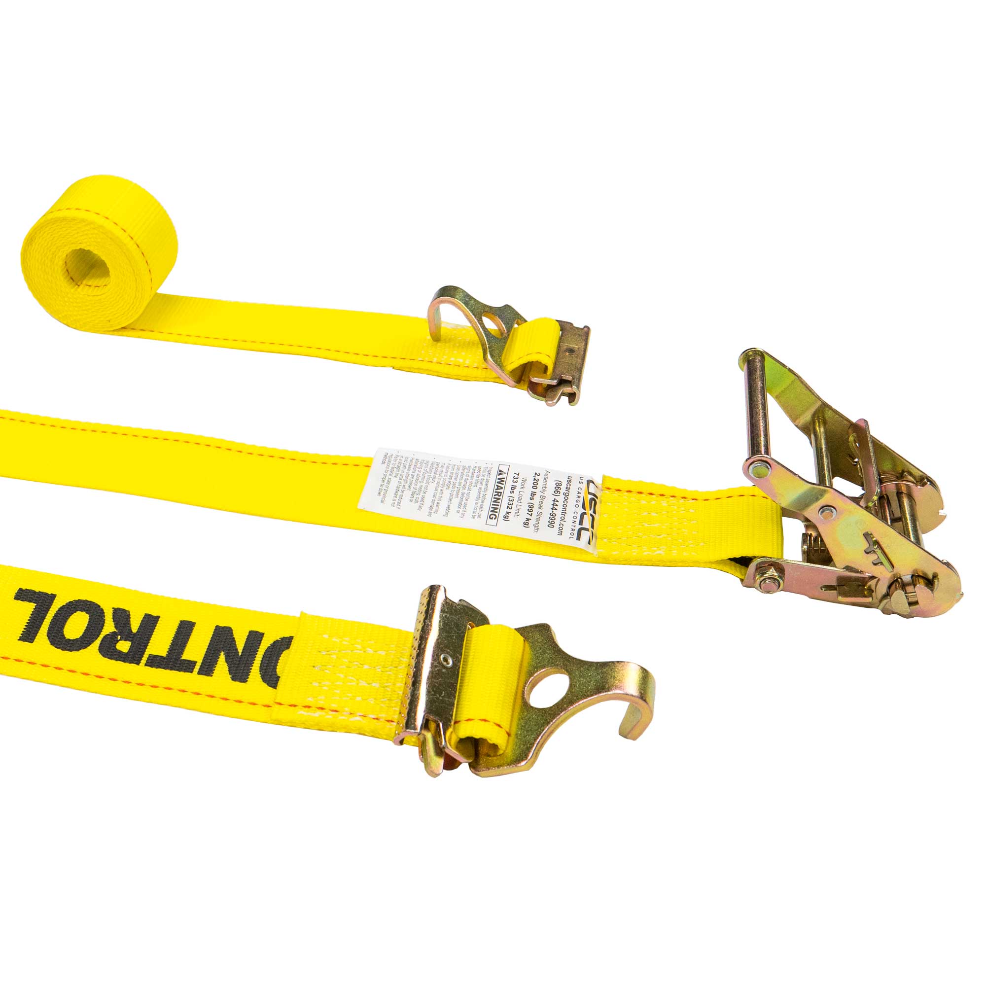 F Track Hook Ratchet Straps | Ratchet Strap with Trailer Hook