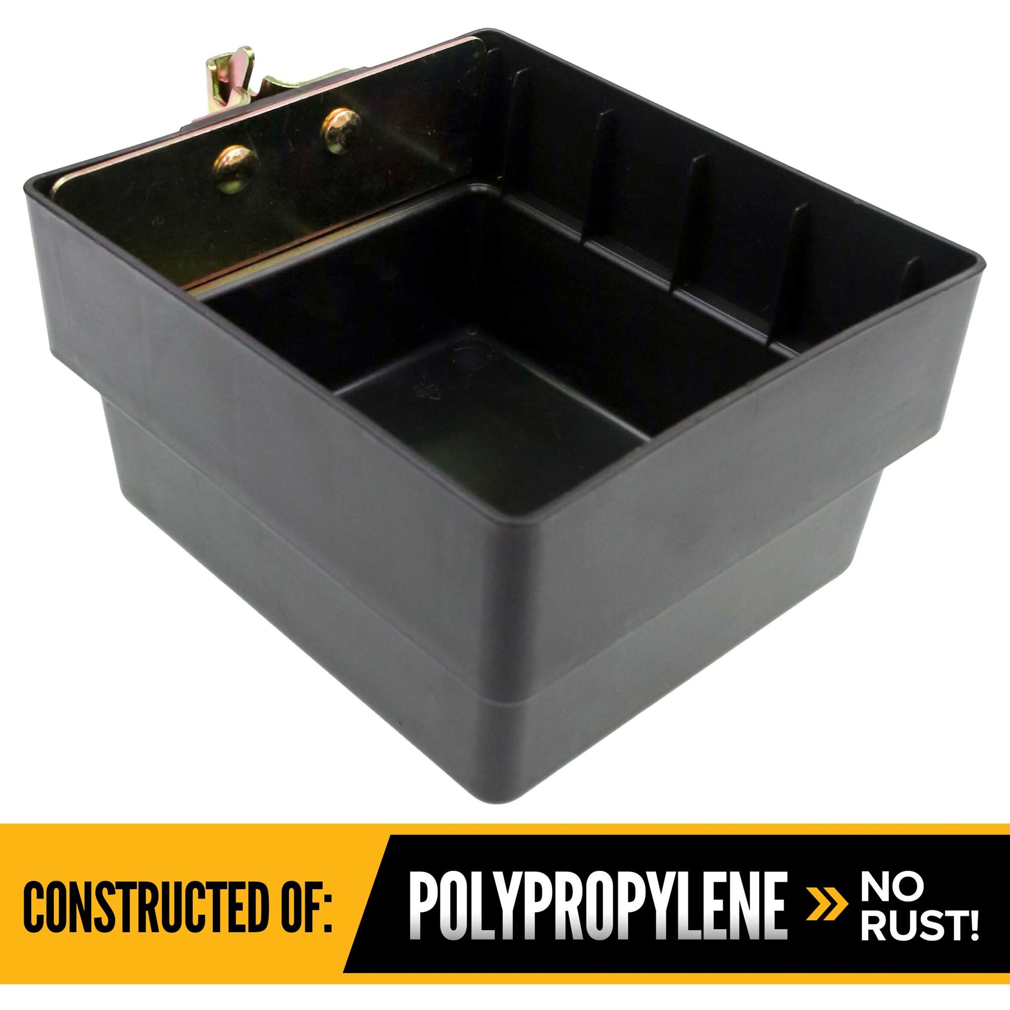 Plastic E-Track Basket for Storage | 6" x 7" x 4"