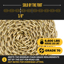 3/8" Grade 70 Tie Down Chain | Transport Chain By the Foot