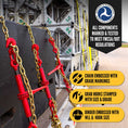 3/8" x 20' Transport Chain & Binder Kit | G70 Chain & Ratchet Binder