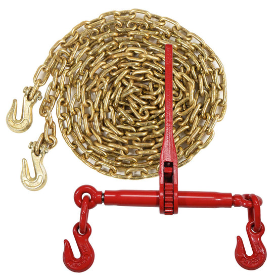 5/16" x 20' Transport Chain & Binder Kit | G70 Chain & Ratchet Binder