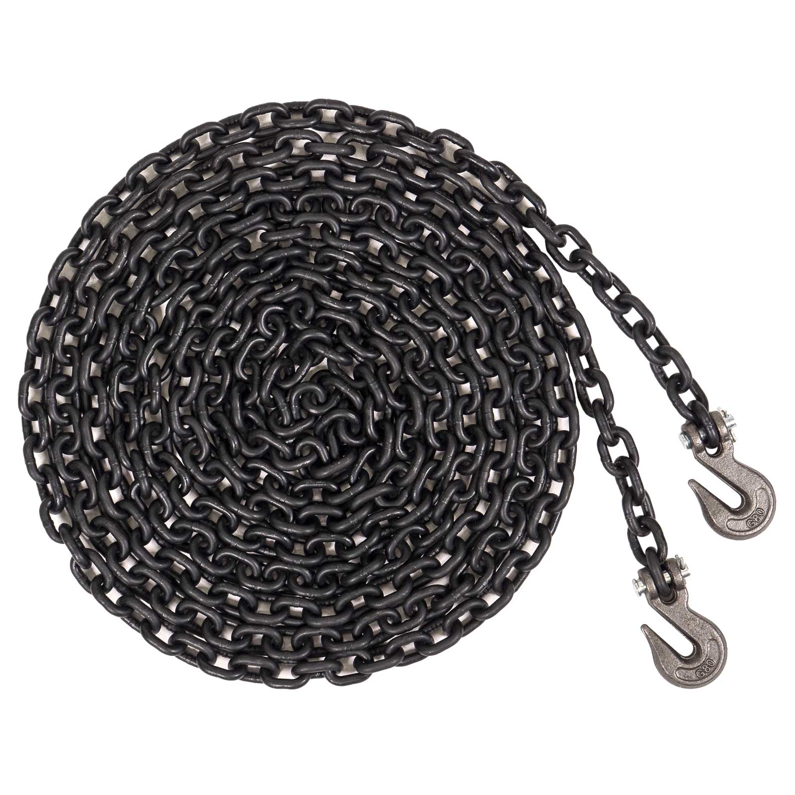 5/8" x 20' Tie Down Chain | Grade 80 Chain Tie Down
