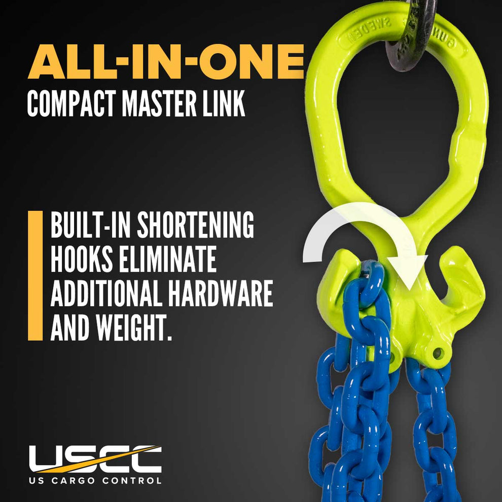 Gunnebo 5/16" Master Grab MGD 2-Leg Master Link - Grade 100