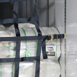Trailer Cargo Nets - 42" x 82" Industrial Cargo Net w/ Ratchets