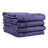 Moving Blankets - MEGA MOVER 72"X80" Blue/Blue 4-Pack Moving Pads