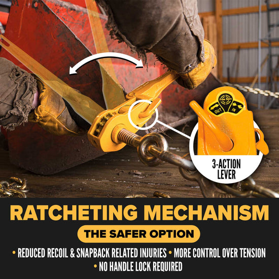 5/16" - 3/8" Peerless QuikBinder Plus™ Ratchet Binder