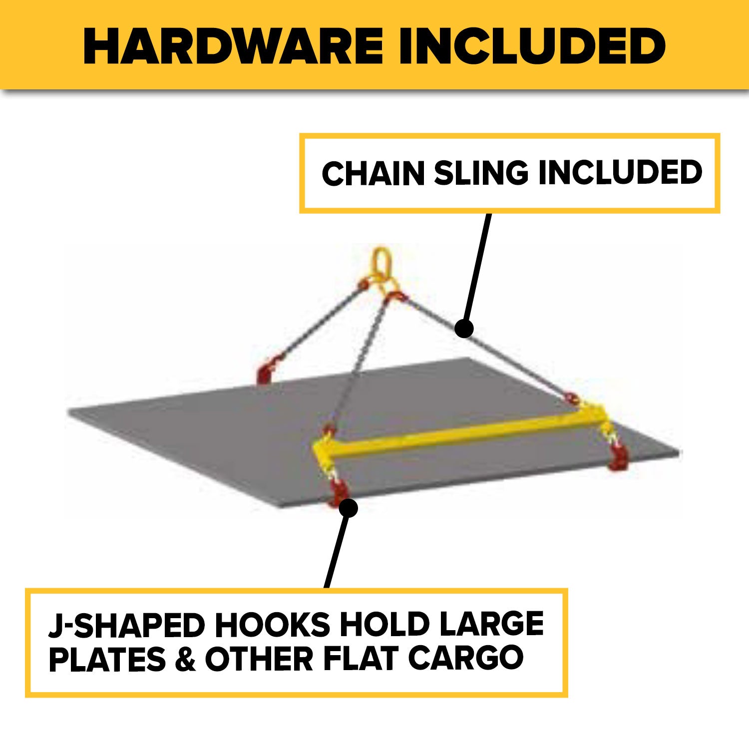 Plate Lifting Beam - 10,000 Lb. Capacity