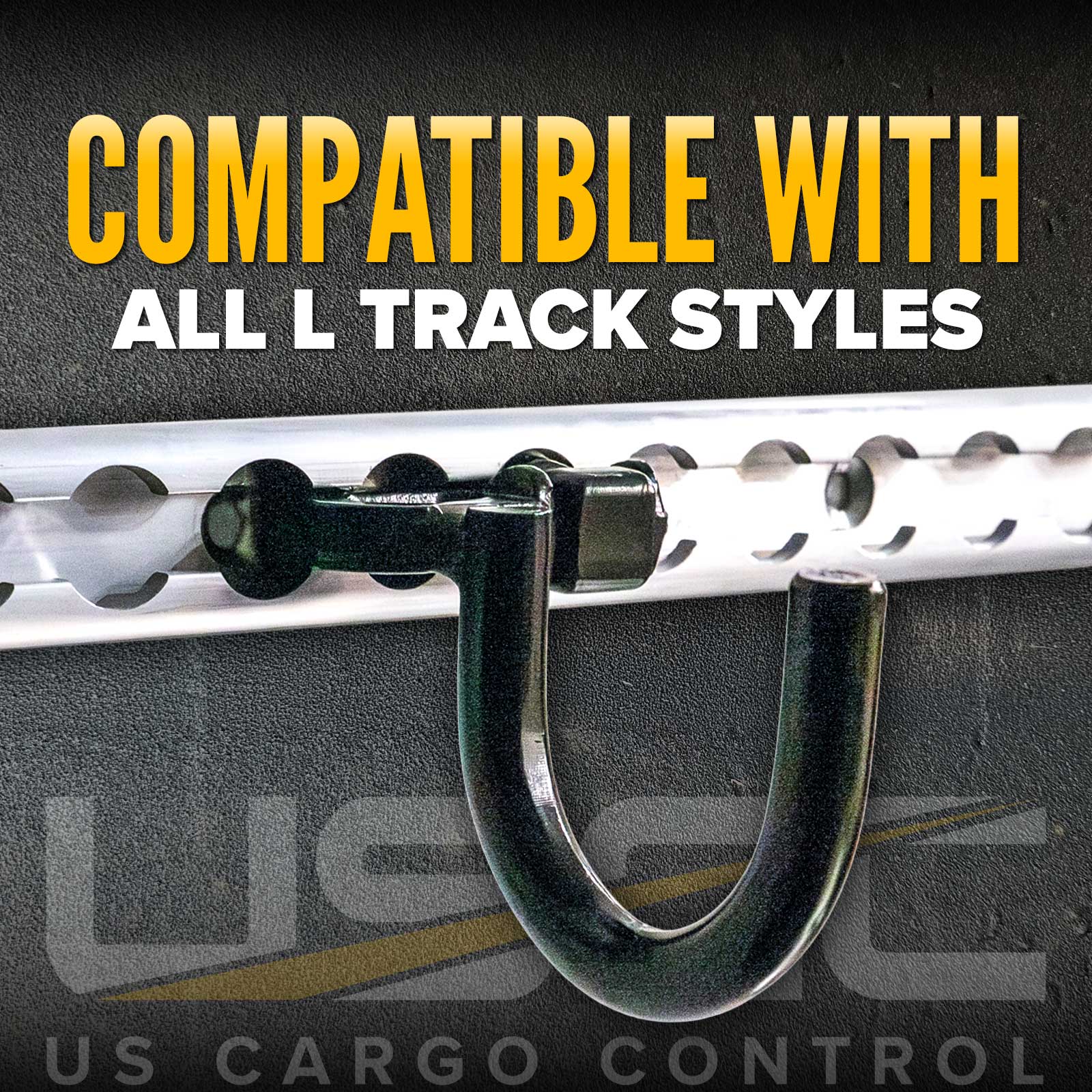 Small L-Track Hook | Compact L-Track J-Hook