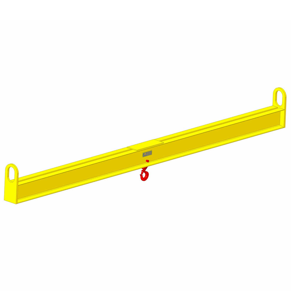 Twin Hoist Lifting Beam - 10,000 lb Capacity - 14' Max Spread