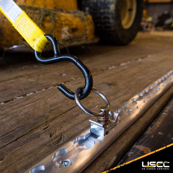 Anchor Track - 12" Aluminum Logistic Track Tie Down System