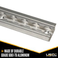 12" Flanged L-Track | Aluminum