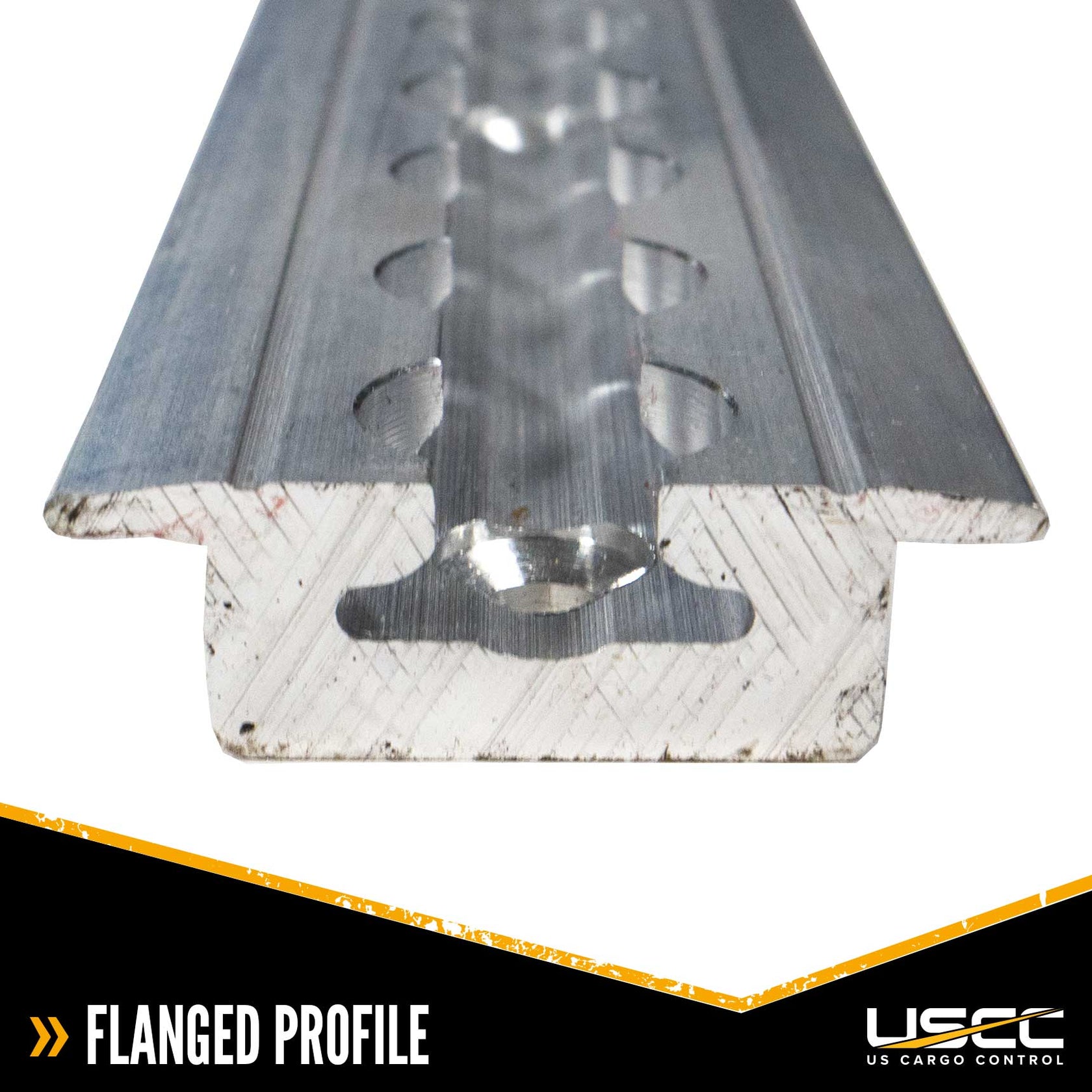 12" Flanged L-Track | Aluminum
