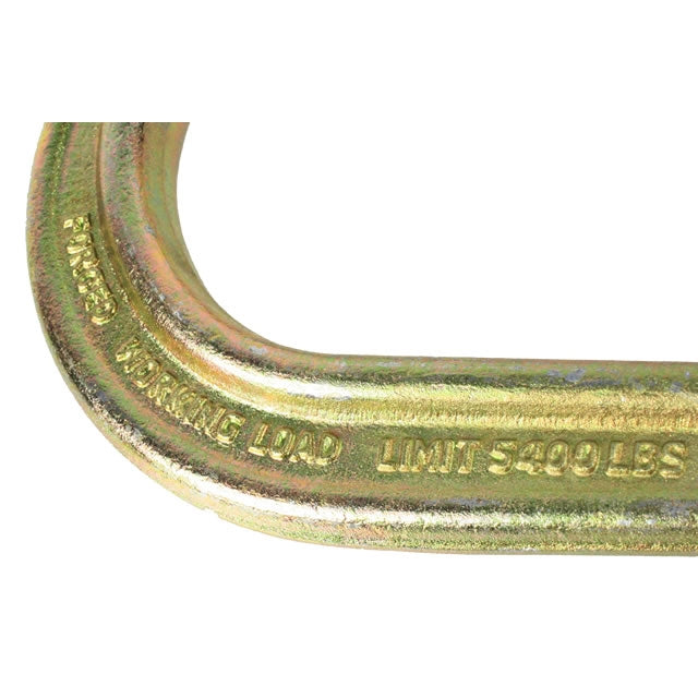 Forged Tow Hook 14" Steel w/ O-Ring | 16,200 lbs. Break Strength